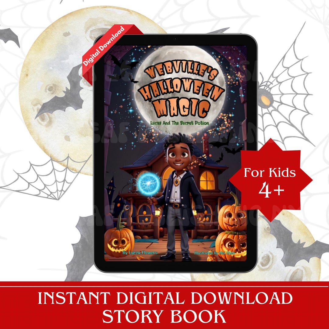 Children's Storybooks for Bedtime Halloween Night Instant Download ...