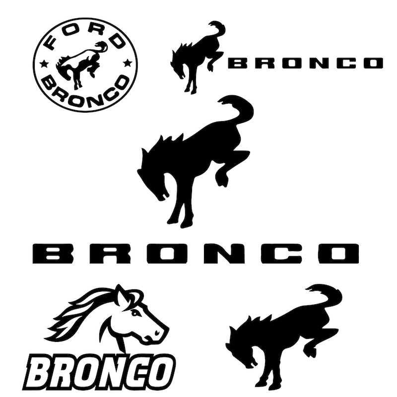 Ford Bronco Clipart - Etsy