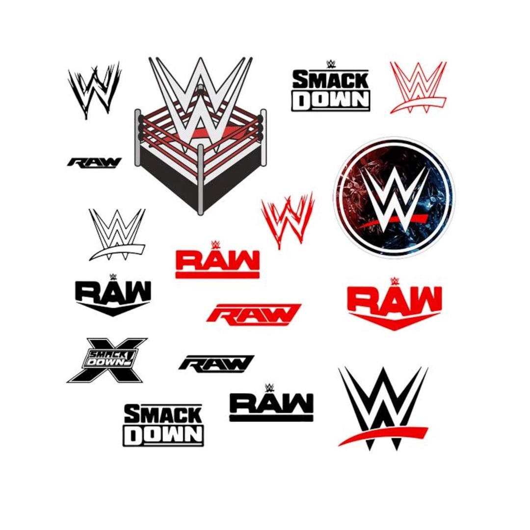 Wwe-smackdown Logo,svg File,bundle Layered SVG, Cricut, Cut Files ...