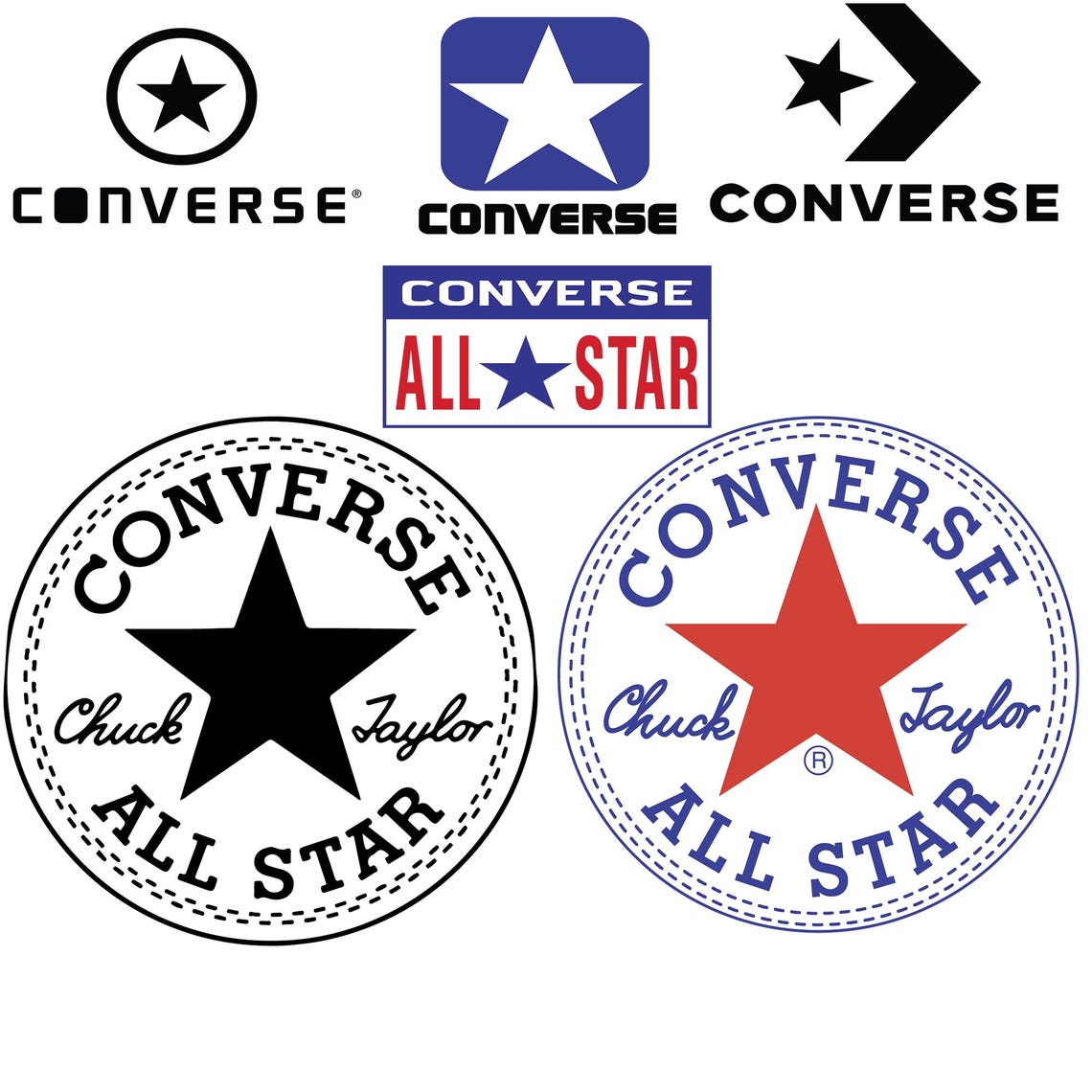 Converse SVG File,bundle Layered SVG, Cricut, Cut Files, Layered ...