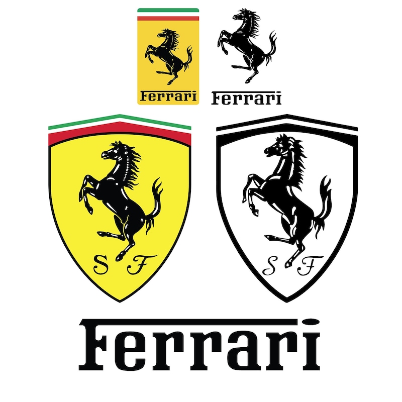 Ferrari Logo - Etsy