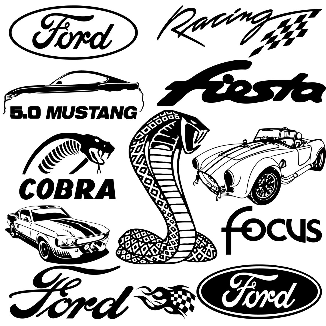 Car Vektor SVG, Bundle Layered SVG, Cricut, Cut Files, Layered Digital ...