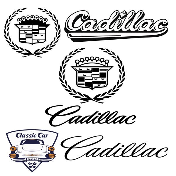 Cadillac Logo Svg - Etsy