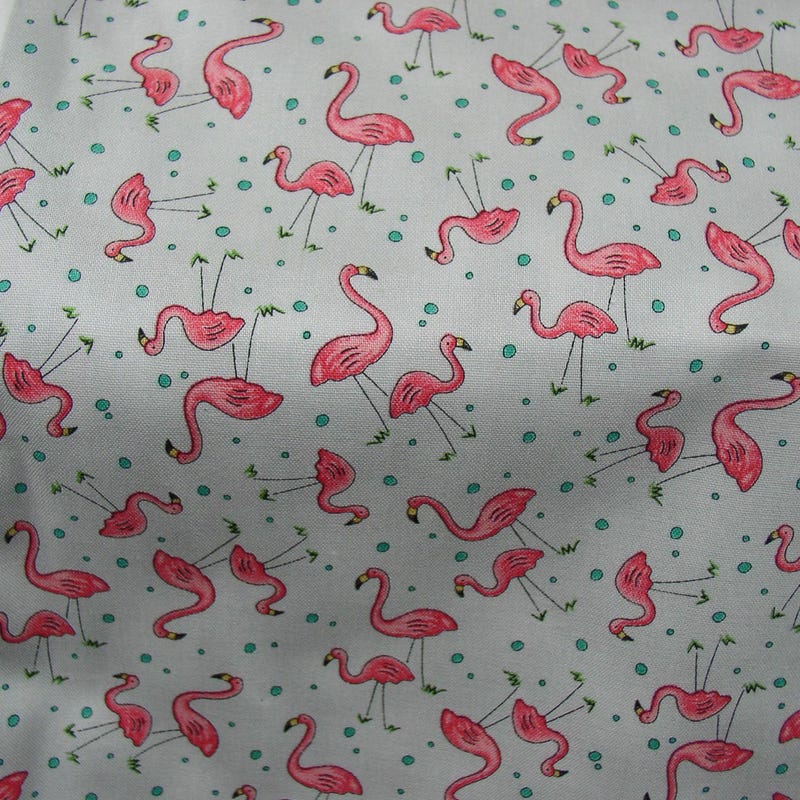 Flamingo Fabric - Etsy