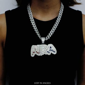 Hip Hop Basketball Cuban Link Chain | NBA Inspired Jewelry | Iced Out ...