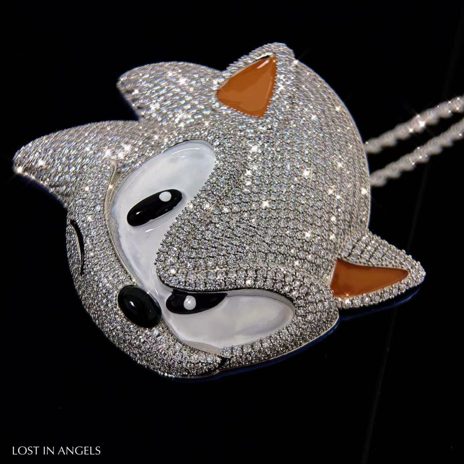 Iced Out Sonic 3D Pendant: CZ Bling Hip-hop Jewelry - Etsy Canada