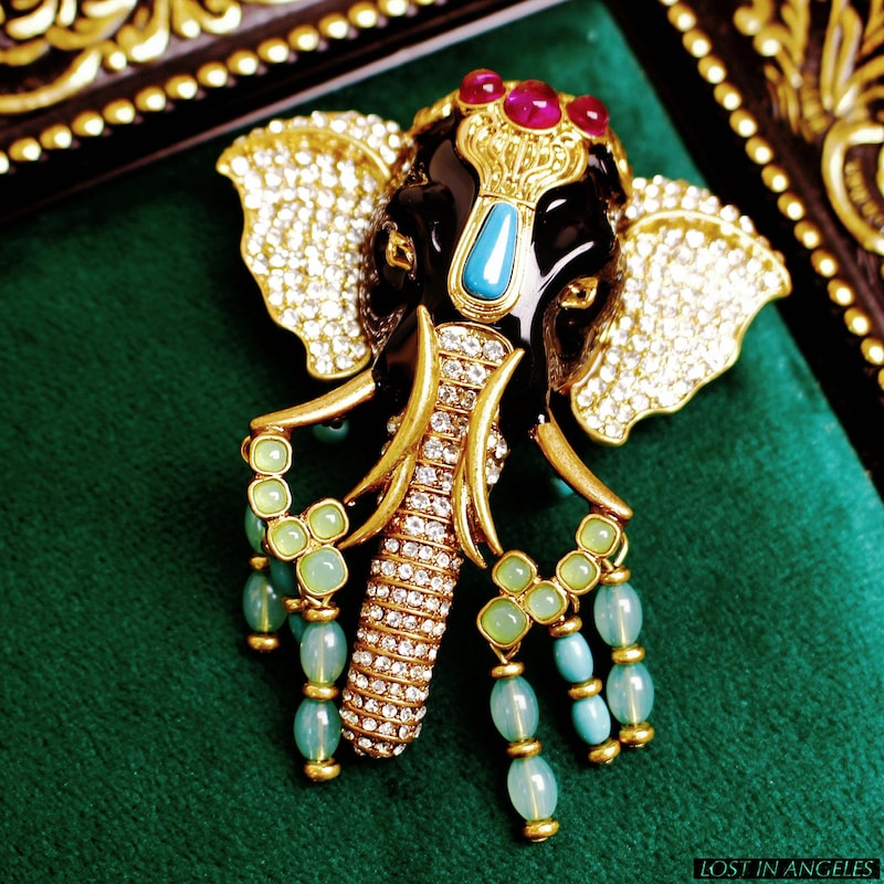 Elephant Brooch' - Etsy
