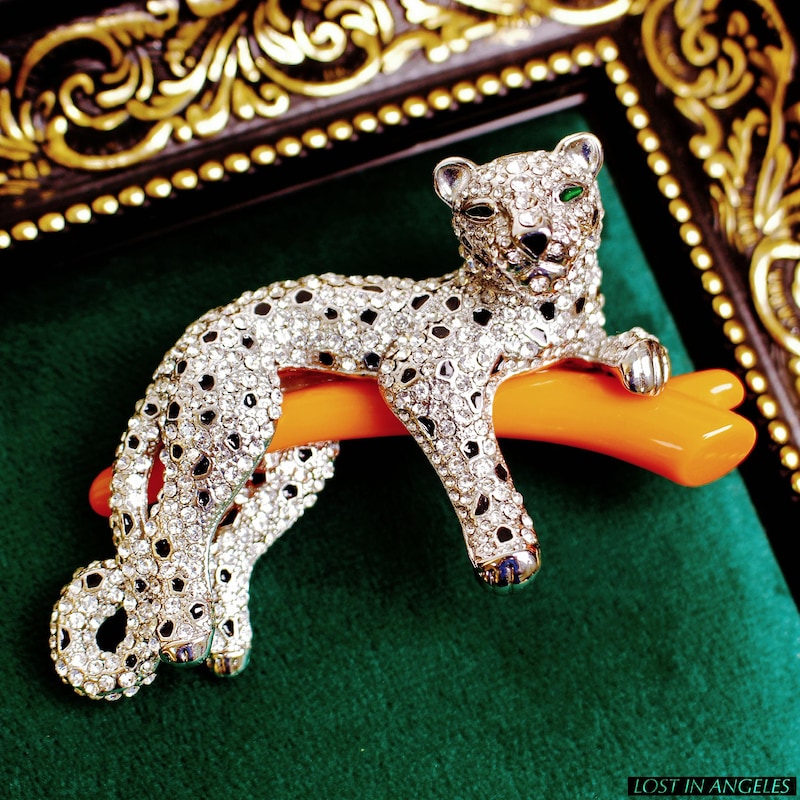 Leopard Brooch Pin - Etsy