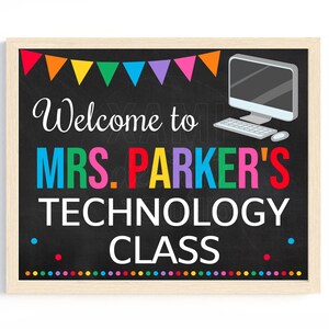 computer center sign