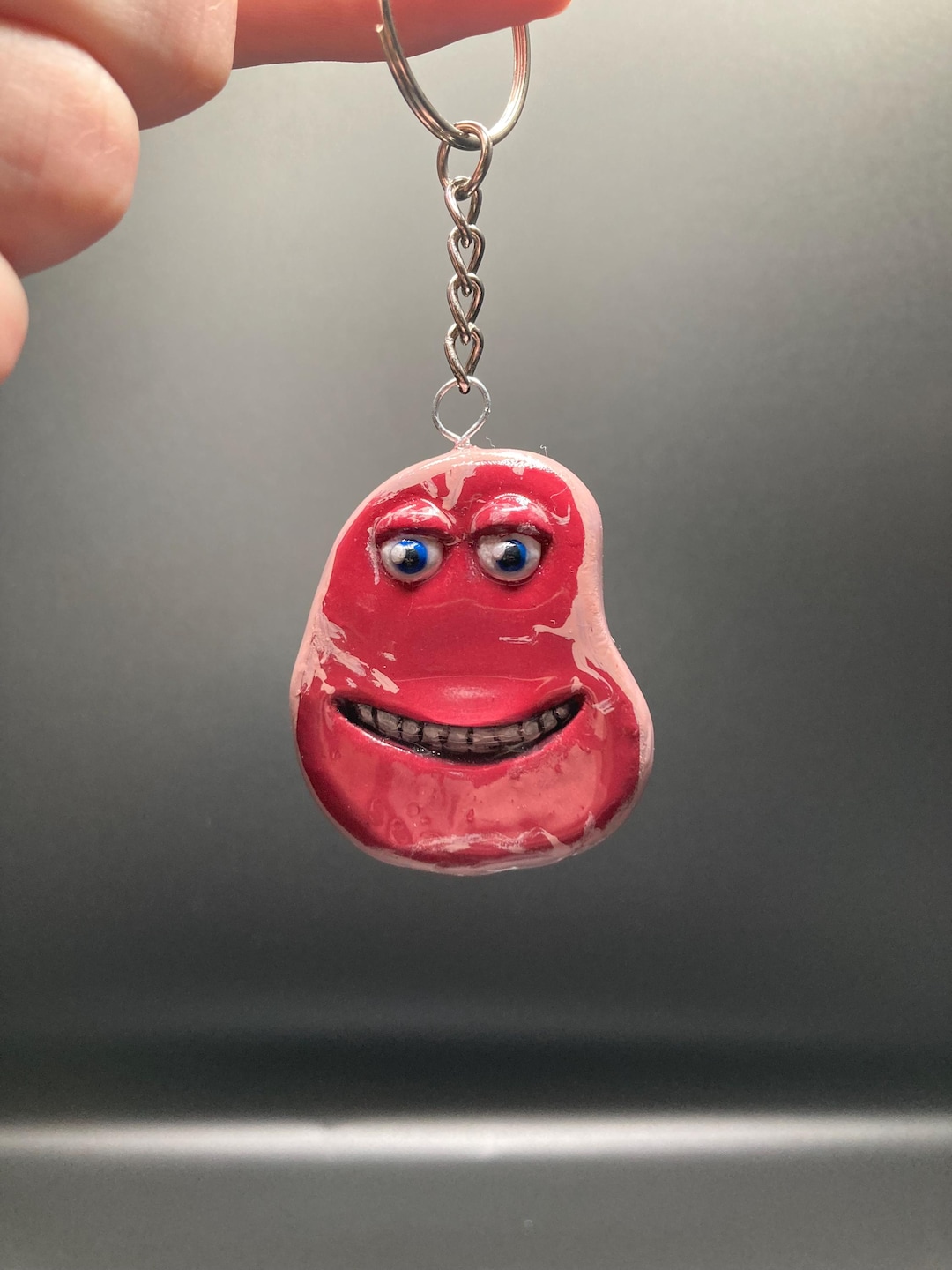 Charlie the Steak Inspired Keychain - Etsy