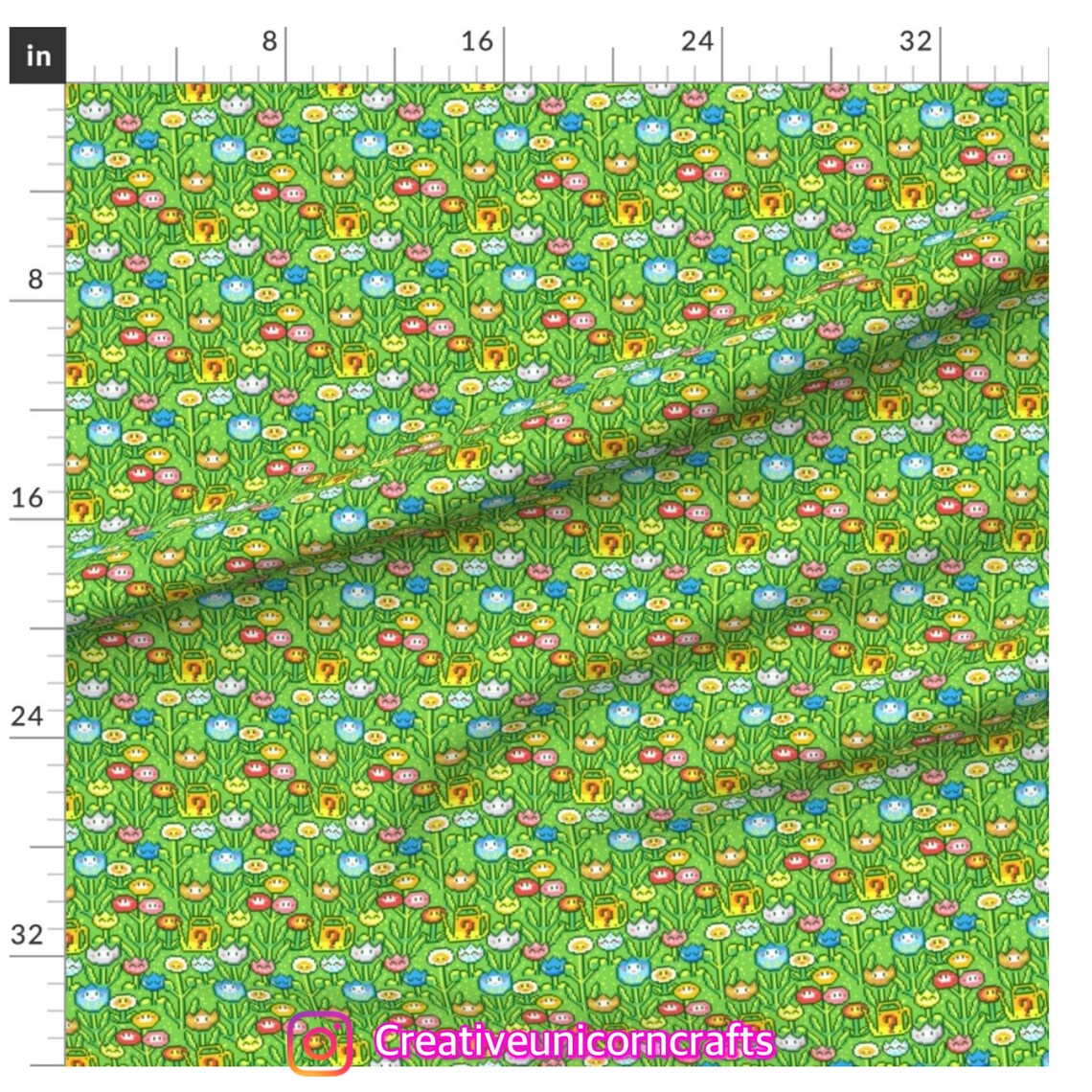 Custom Super Mario Nintendo Flower Garden Nerdy Skirt With Pockets - Etsy