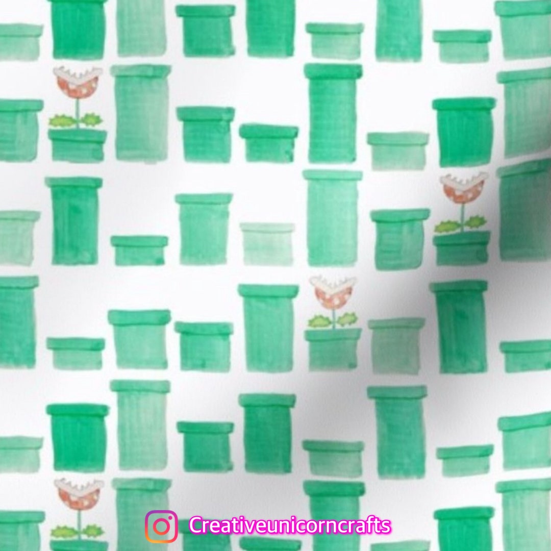 Custom Super Mario Nintendo Pipes Nerdy Skirt With Pockets - Etsy