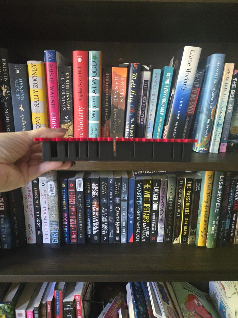 Thriller Bookshelf Sign | 3D Printed Dripping Book Genre Label - Etsy