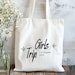 Custom Girls Trip Tote Bag: Personalized Weekend Gift - Etsy
