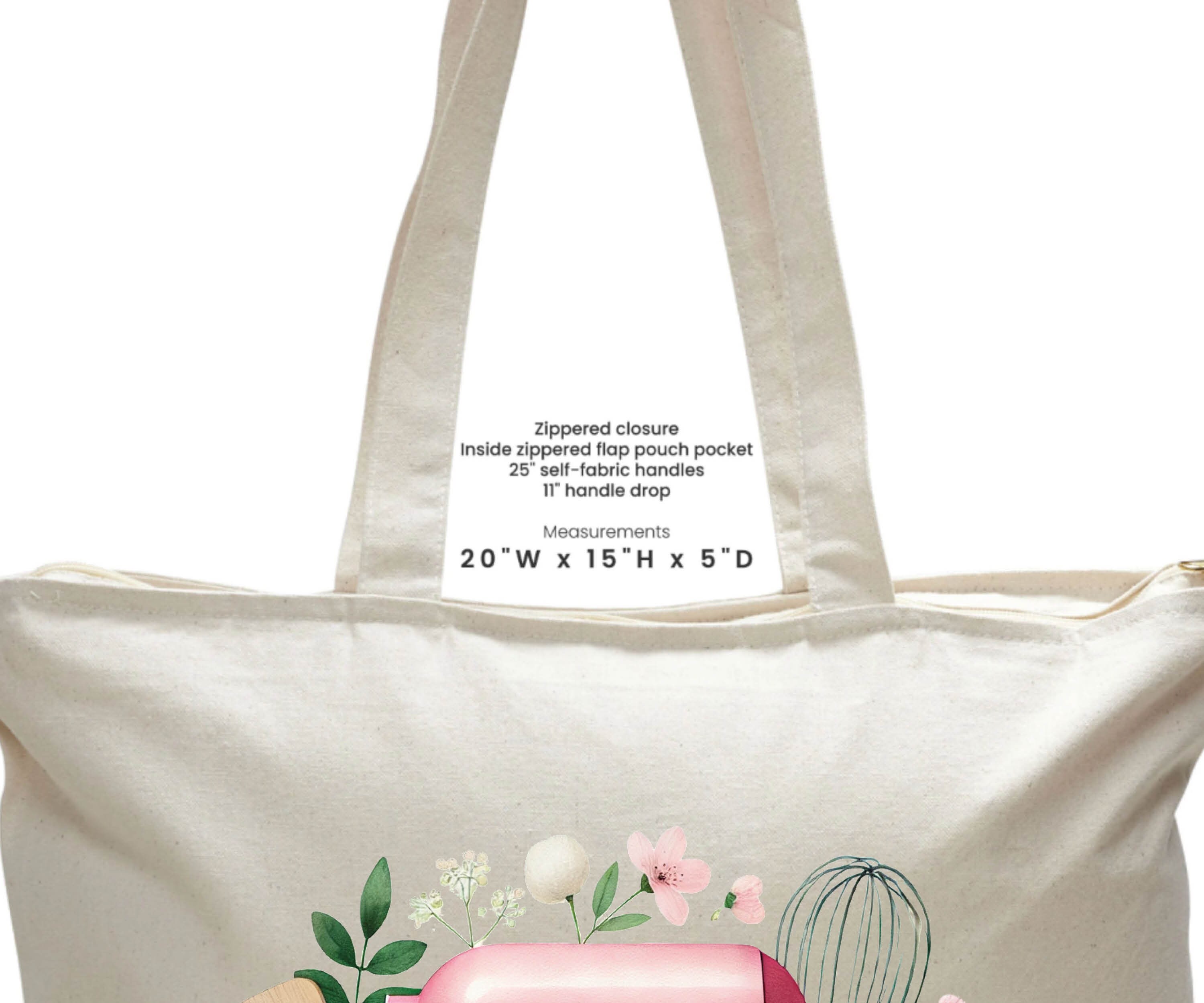 Personalized Baking Tote Bag, Custom Baking Mixer Gift Bags, Customized ...