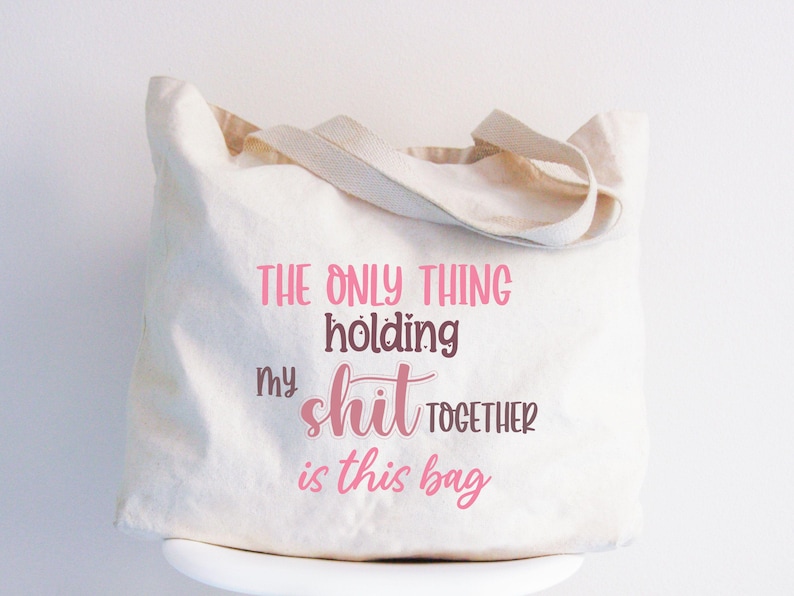 Humorous Canvas Tote Bag, Sarcastic Reusable Grocery Bag - Etsy
