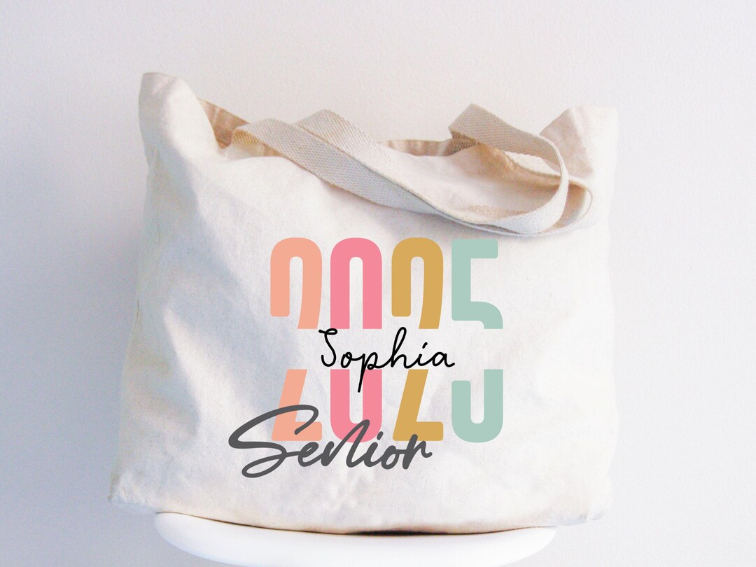 Custom Senior 2025 Tote Bag, Custom Class Bag, Senior Squad Tote Bag ...