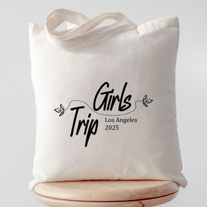 Custom Girls Trip Tote Bag: Personalized Weekend Gift - Etsy