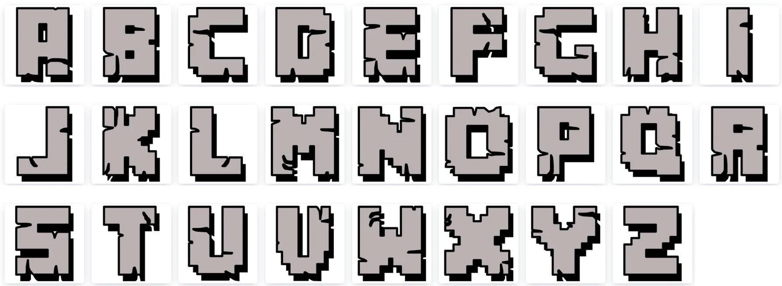 Gamer 2 Set Fonts Svg Bundle Gamers Alphabet Printable Gamer Gift ...