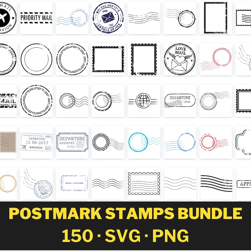 Postal Stamps Wall Art - Etsy