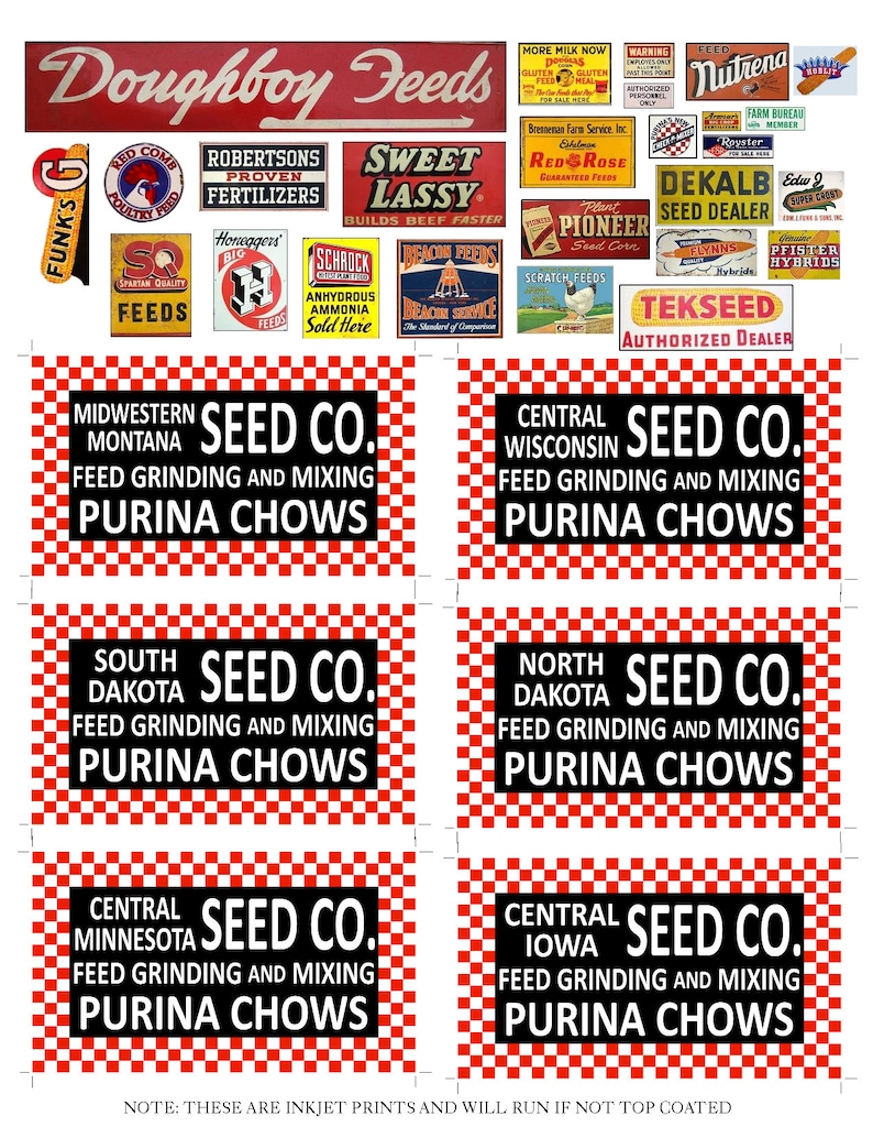 HO Scale Laser Cut Feed Store Craftsman Kit - Etsy