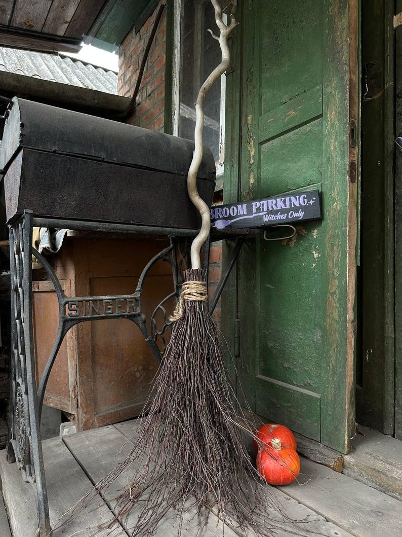 Natural Witch Broom, Halloween Pagan Broom Besom, Halloween Broom - Etsy