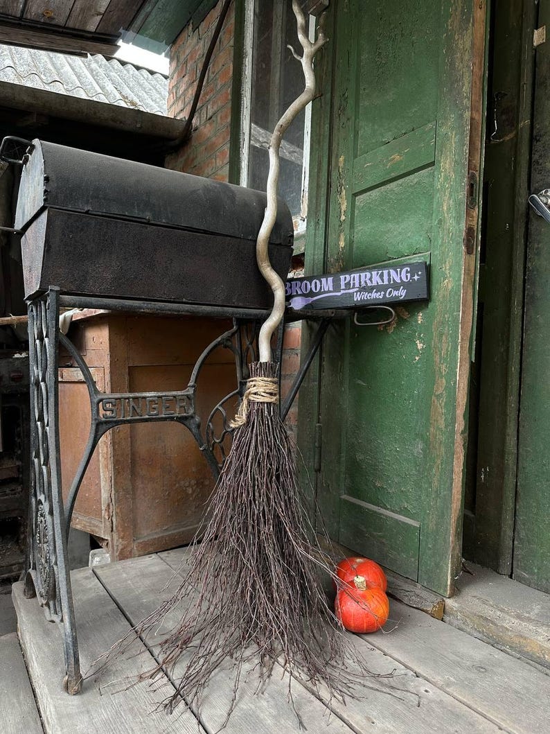 Natural Witch Broom, Halloween Pagan Broom Besom, Halloween Broom - Etsy