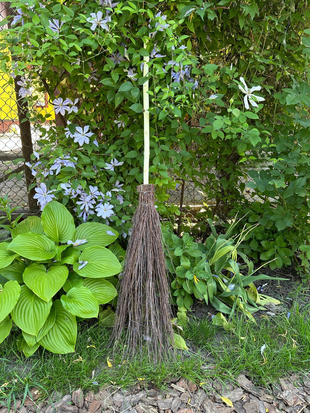 Witch’s Broom for Home Protection, Altar Magic, Halloween & Wedding ...