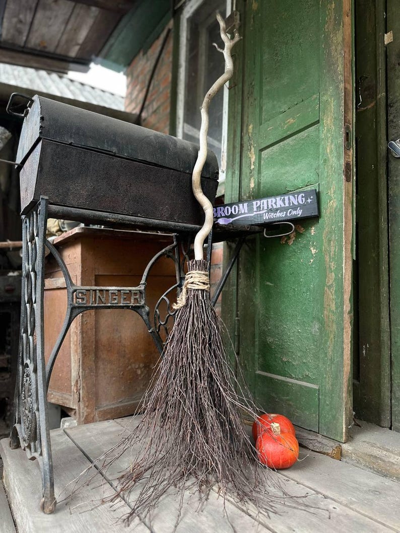Natural Witch Broom, Halloween Pagan Broom Besom, Halloween Broom - Etsy