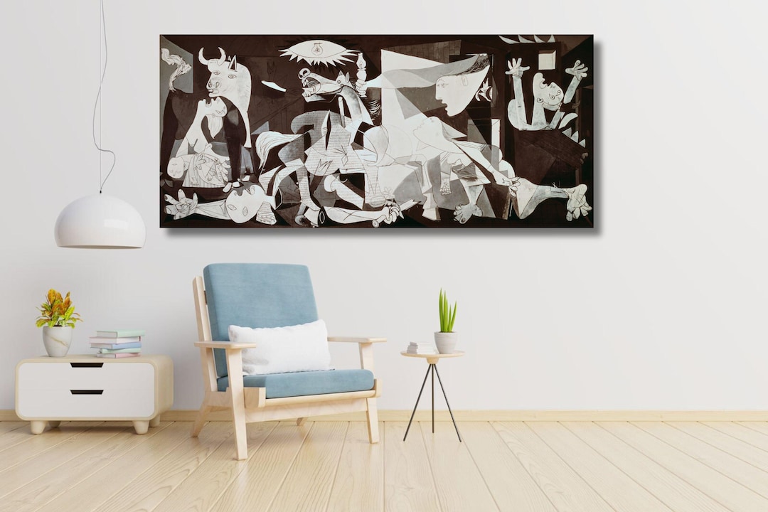 Pablo Picasso: Guernica (1937) Canvas Wall Art/picasso Poster/guernica ...
