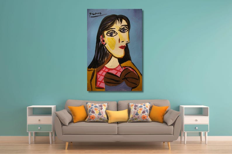 Pablo Picasso: Woman Portrait Canvas/20th Century Modern Art/cubism ...
