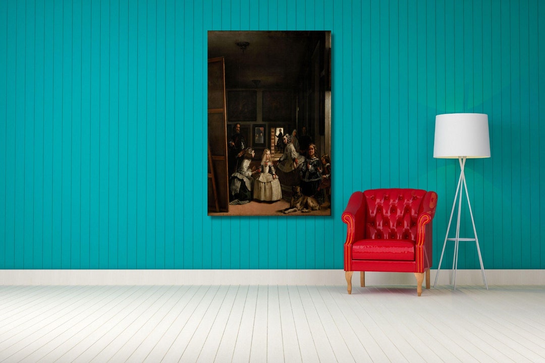Diego Velázquez: Las Meninas Canvas Wall Art/bridesmaids Print/artwork ...