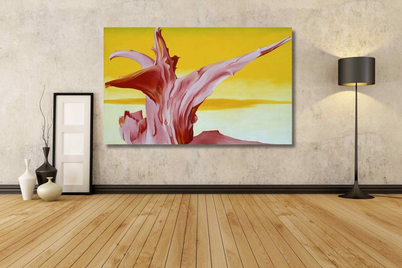 Georgia O’keeffe: Red Tree Canvas / Fine Art Print / Vintage Wall Art ...