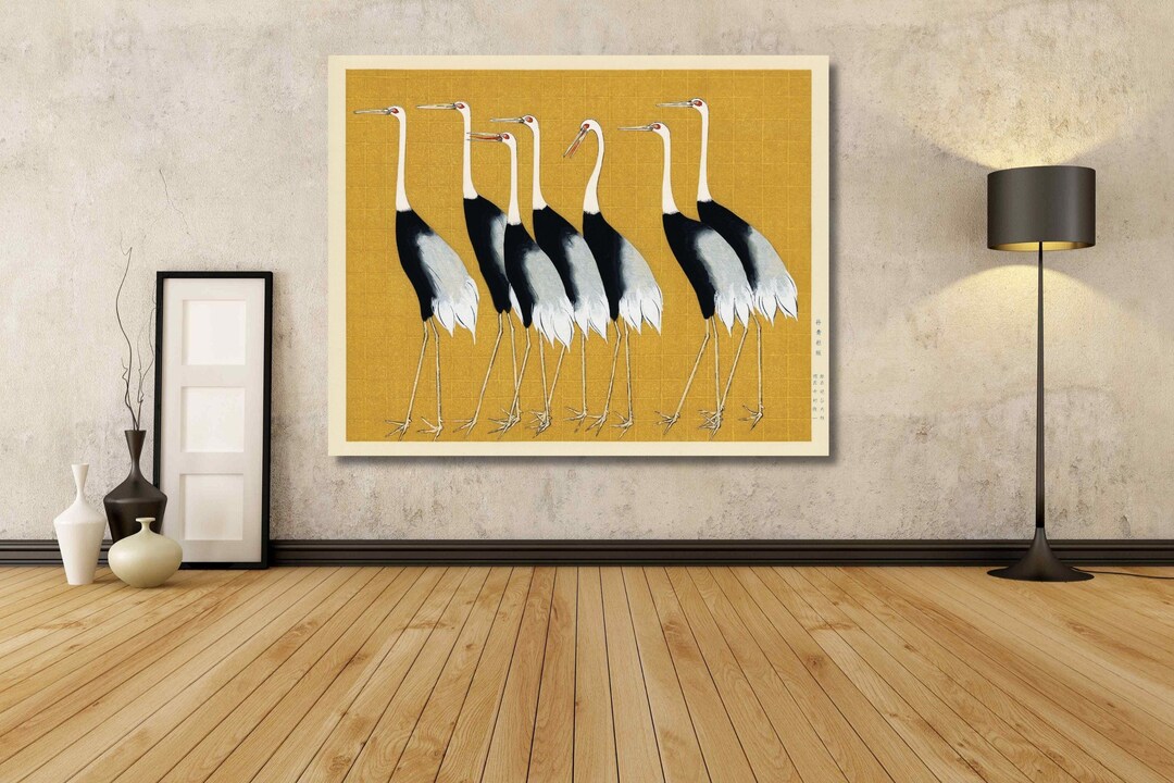 Stork Canvas Wall Art, Storks Art, Animal Canvas, Animal Painting ...