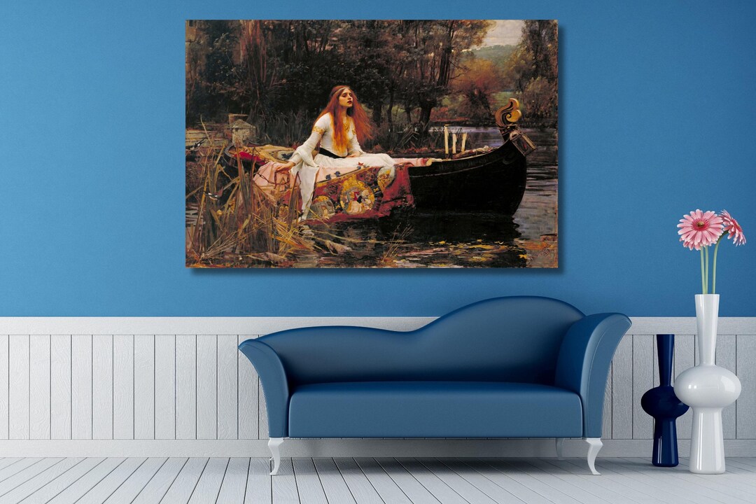 John William Waterhouse the Lady of Shalott Canvas Print, Pre ...