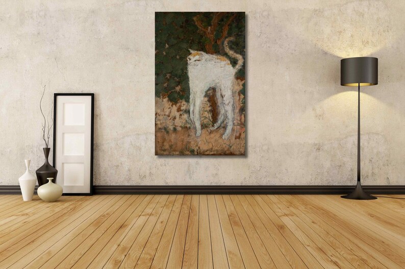 Pierre Bonnard: the White Cat (1894) Canvas Art/high Quality Print ...