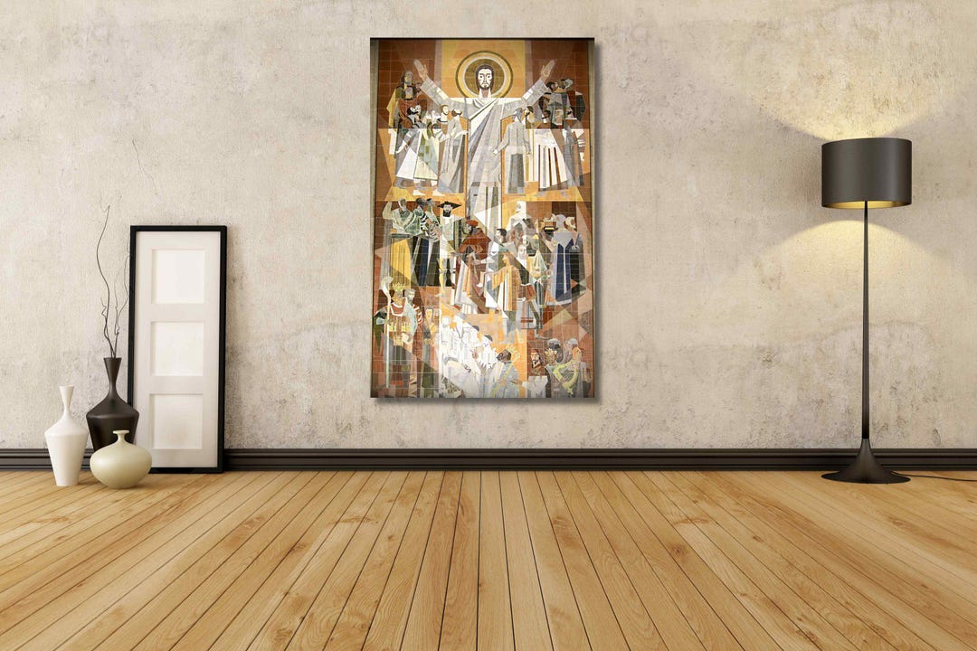 Touchdown Jesus Word of Life Canvas Art/notre Dame University Gift ...