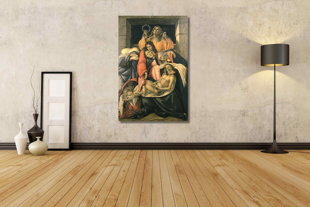 Sandro Botticelli: Lamentation Over the Christ (1490)canvas Wall Art/jesus Poster/religious Art ...