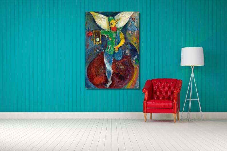 Marc Chagall: the Juggler (1943) Canvas Wall Art/juggler Print/chagall ...