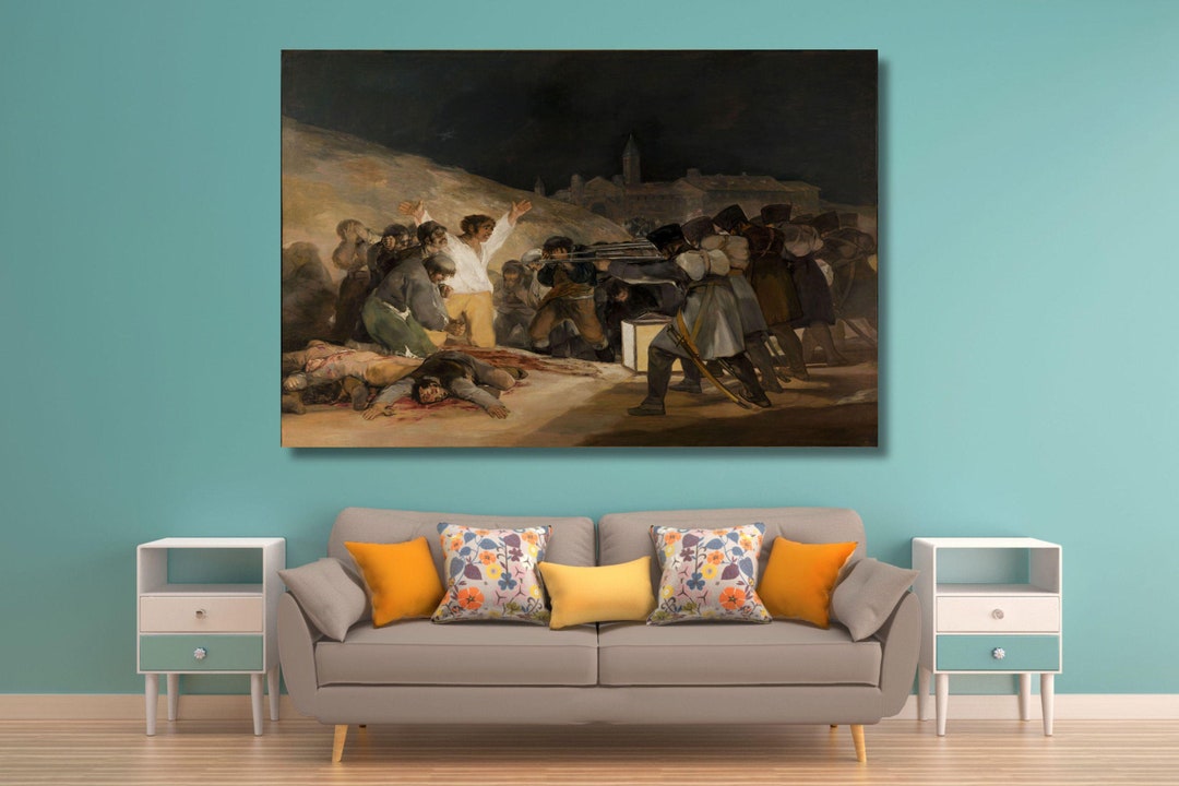 Francisco Goya: the Third of May 1808 (1914) Canvas Wall Art/goya Painting/artwork Gift/vintage ...