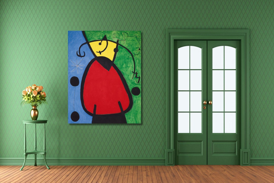 Joan Miro: the Break of Day (1968) Canvas Art/exhibition Poster ...