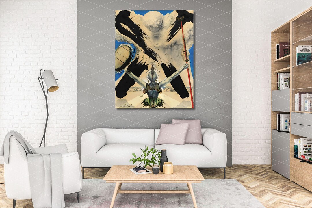 Salvador Dali: the Atomic Era (1957) Canvas Wall Art/dali Poster/dali ...