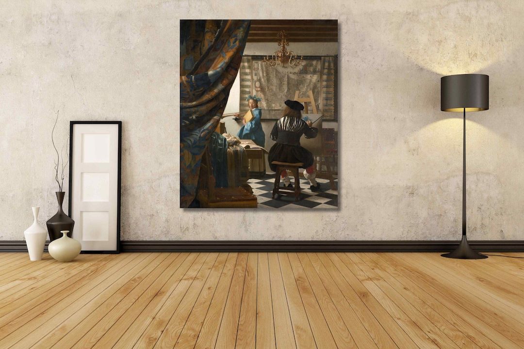 Johannes Vermeer: the Art of Painting (1666-1668) Canvas Wall Art ...