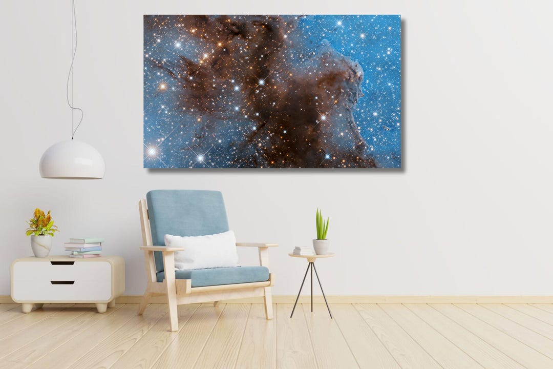 Hubble’s Sparkling New View of the Carina Nebula Canvas Art/nasa, Space Telescope Wall Decor ...