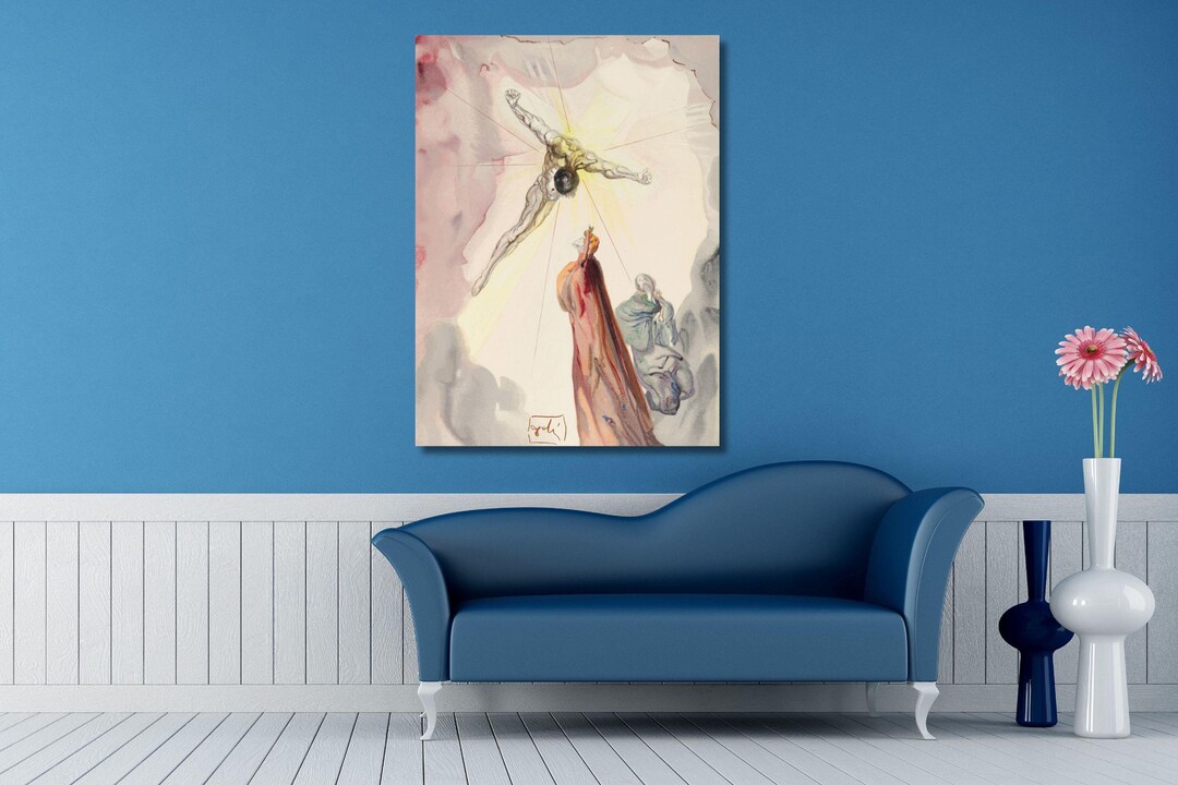 Salvador Dali the Ghost of Christ (1960-64) Canvas – Surreal Religious ...