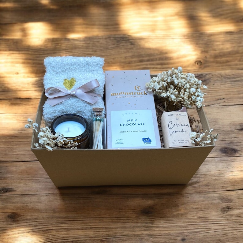 Hygge Gift Box, Self Care Gift Box, Cozy Gift Box, Care Package for Her ...