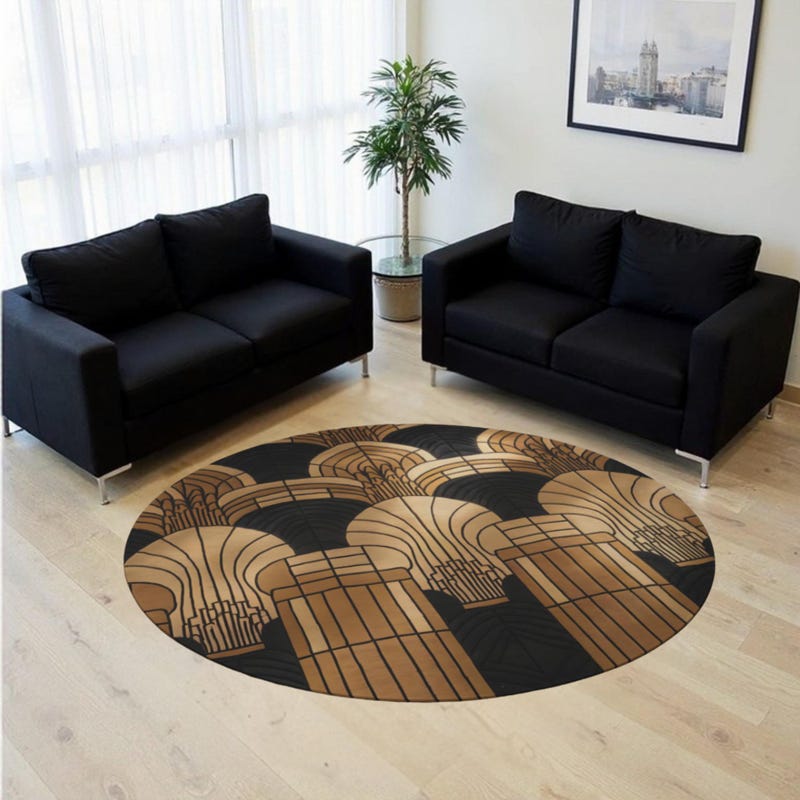 Art Deco Rug - Etsy