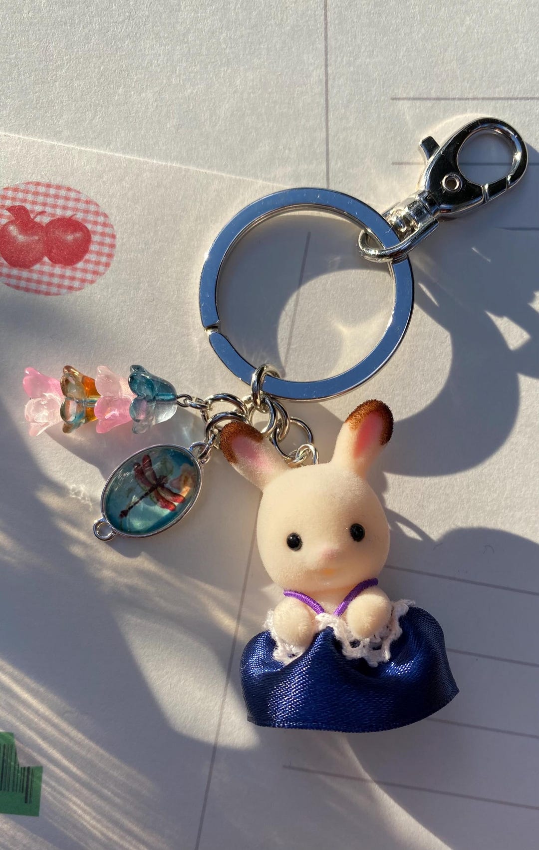 Dragonfly Calico Critter Keychain - Etsy