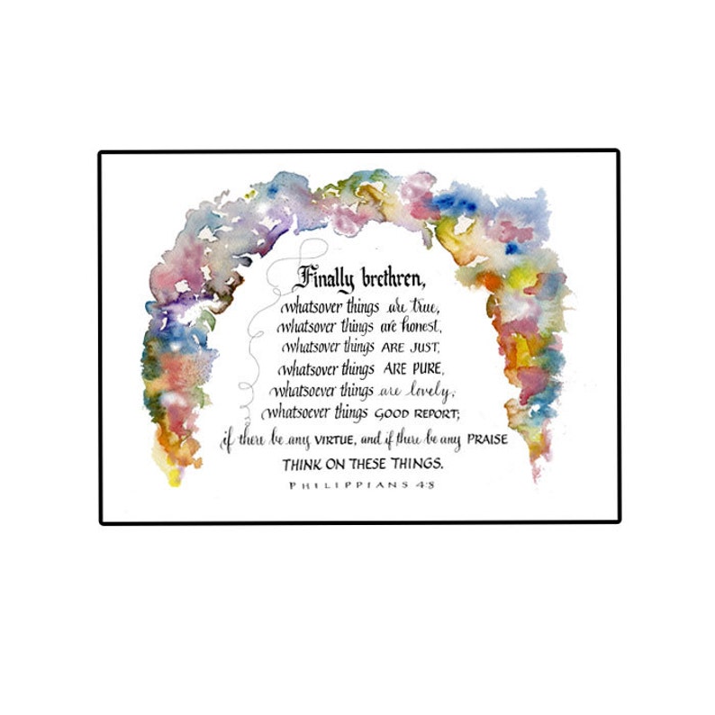 Handmade Christian Inspirational Greeting card 5x7 Bible | Etsy