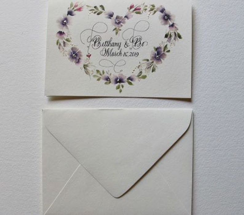 Personalized Wedding Card Custom Wedding Card Keepsake - Etsy